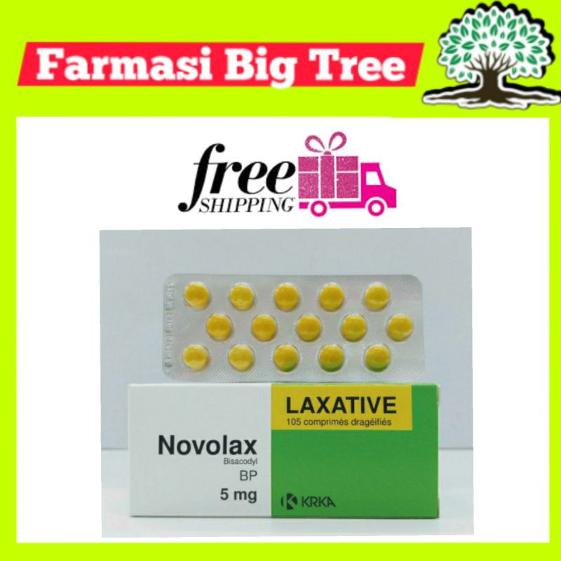 Novolax Bisacodyl Laxative 5mg 15's (1strip) - sembelit | Shopee Malaysia
