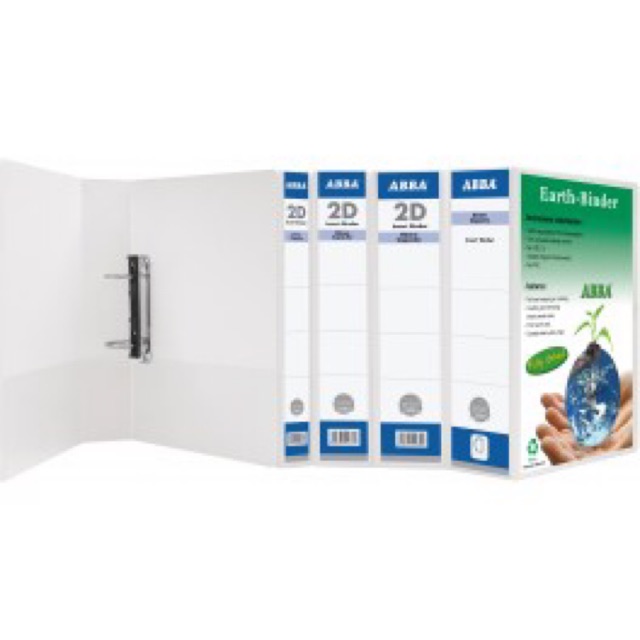 2D Ring White File / Fail Putih Kulit Keras | Shopee Malaysia