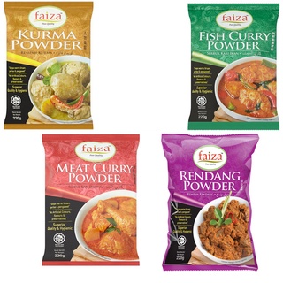 Cap Faiza Kurma Powder,Meat Curry,Rendang,Fish Curry/Rempah Kurma Cap ...
