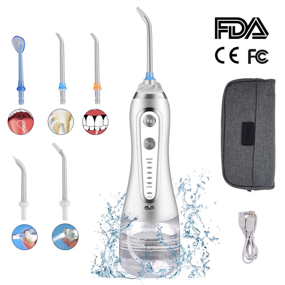 H2ofloss HF - 6 Portable Home Electric Water Flosser (free bag ...