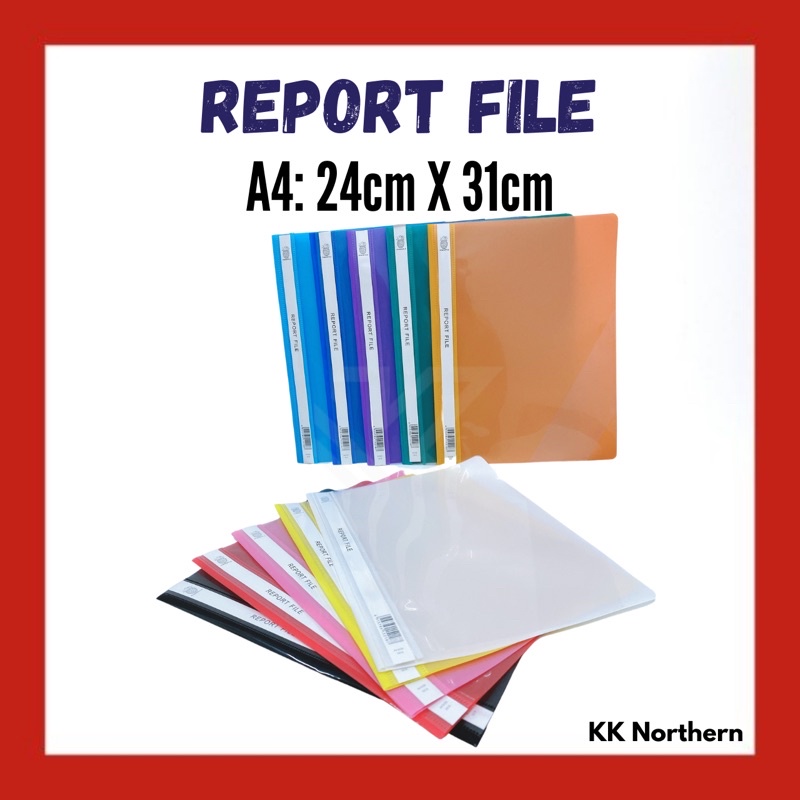 Pvc A4 Report File Extra Thick A4 Management File A4 Colour Plastic