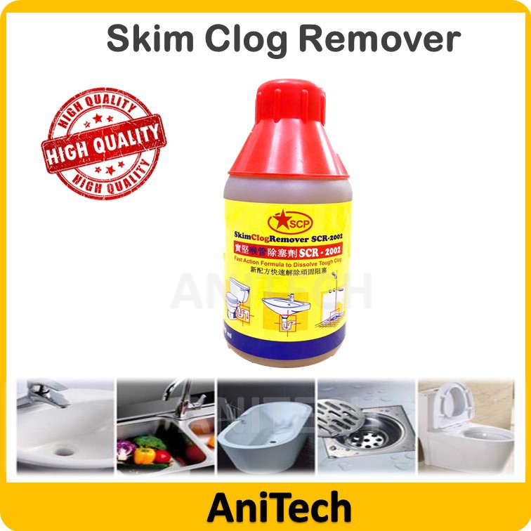 500 ml Clog Remover Strong Drain Pipe Basin Cleaner Clogged Drainage ...