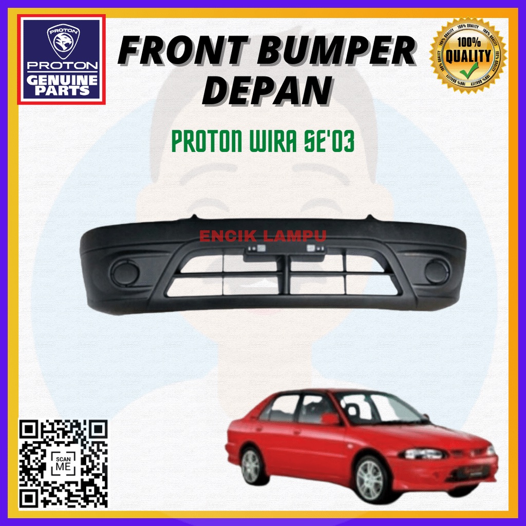 PROTON WIRA SEDAN SE FRONT REAR BUMPER DEPAN BELAKANG COMBO WITH GRILLE ...