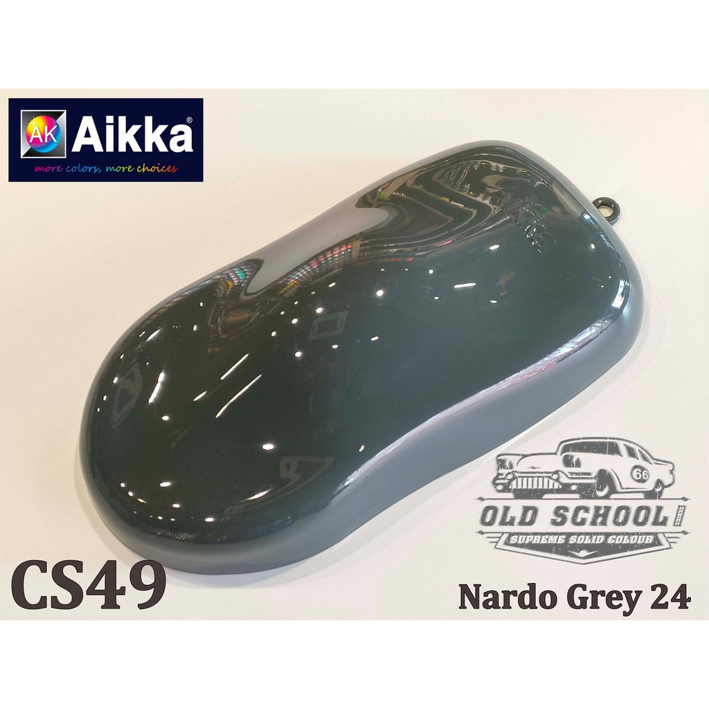 AIKKA CS49 NARDO GREY 24 OLD SCHOOL SUPREME SOLID COLOUR 2K PAINT ...