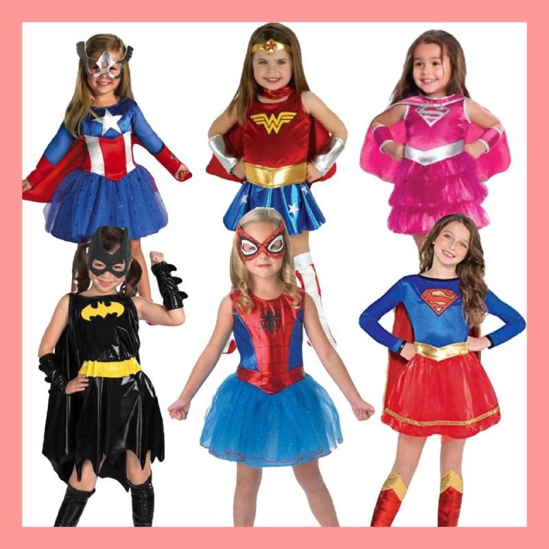 [MARVEL GIRL] Kids Girl Superhero Marvel Girl Costume Budak Perempuan ...