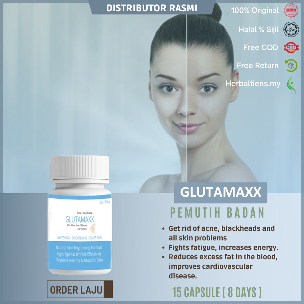 Korean Formulated Gluta Skin Whitening Face Supplement Pil Putih ...
