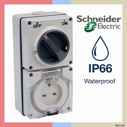 Schneider ( Clipsal ) OutDoor Switch Socket 13A (IP66) WaterProof ...