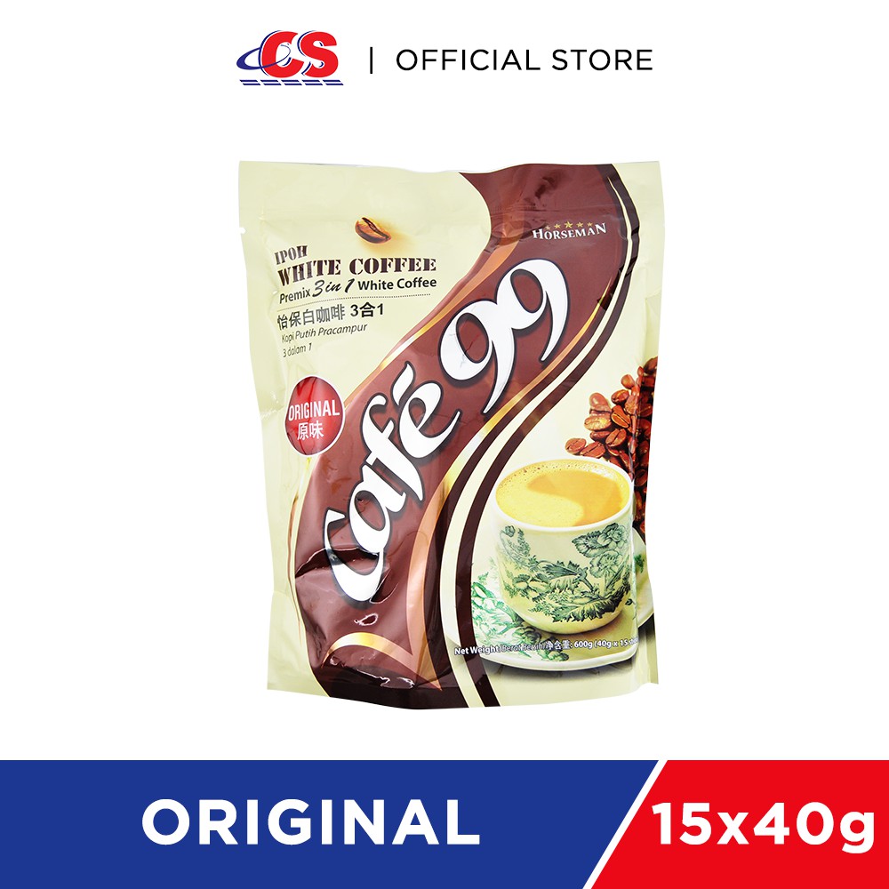 CAFE 99 Ipoh White Coffee Original (15s x 40g) | Shopee Malaysia