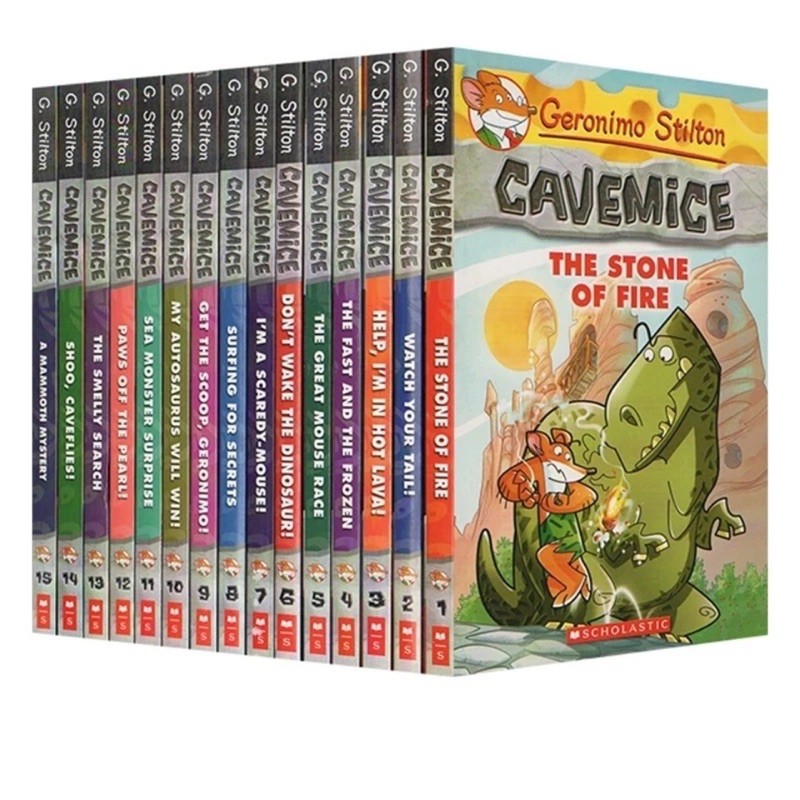Geronimo Stilton Cavemice (15Books) | Shopee Malaysia