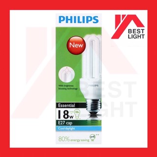 PHILIPS 18W BULB 3U ESSENTIAL PLCE (E27) MENTOL | Shopee Malaysia