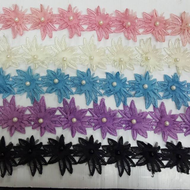 LACE MANIK BAJU / TUDUNG ( 1 METER ) | Shopee Malaysia