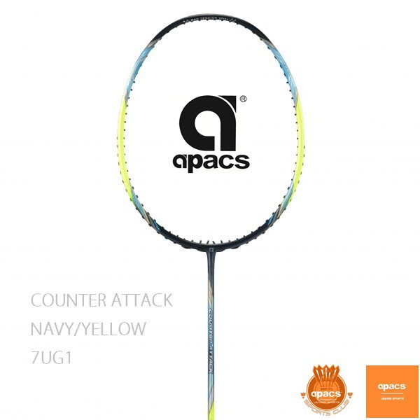 (FREE STRING & GRIP) APACS BADMINTON RACKET COUNTER ATTACK 7UG1 ...