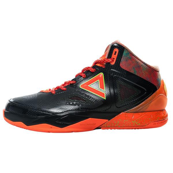 Peak Basketball Shoes Tony Parker III (TP3) E54323A Black Red | Shopee ...