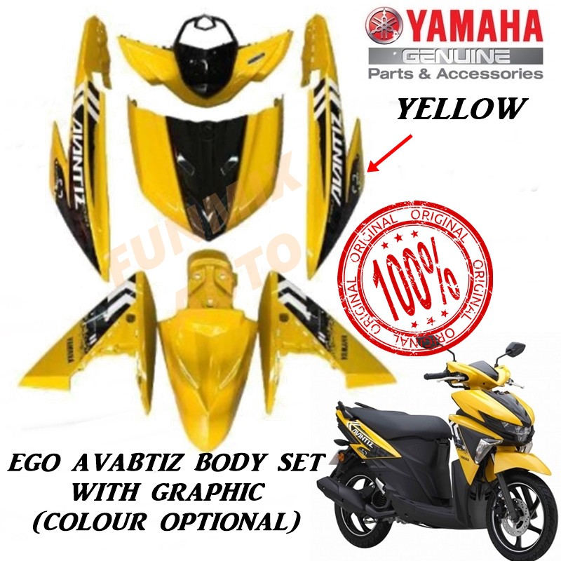 YAMAHA EGO AVANTIZ ORIGINAL BODY KIT WITH GRAPHIC (SIAP TAMPAL) / COVER ...