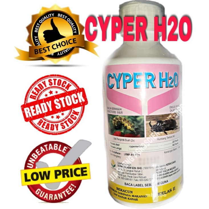 Farmcochem CYPER H2O 1Litre Racun Serangga cypermethrin cyper h20 ...