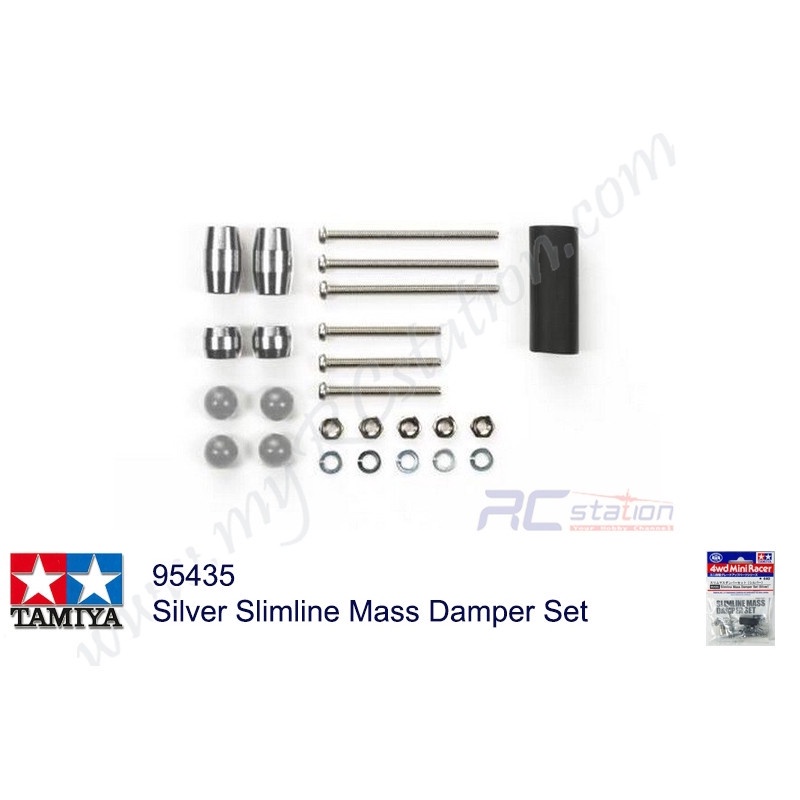 Tamiya #95435 - Silver Slimline Mass Damper Set[95435] | Shopee Malaysia