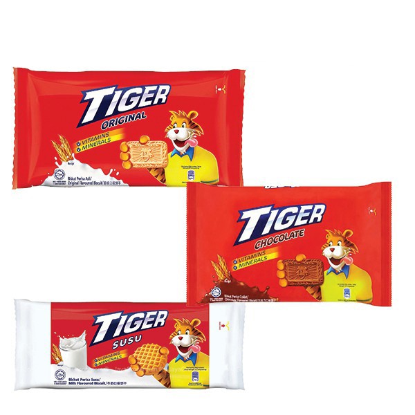 Tiger Biskuat Original/ Chocolate / Susu (180g / 175g) | Shopee Malaysia