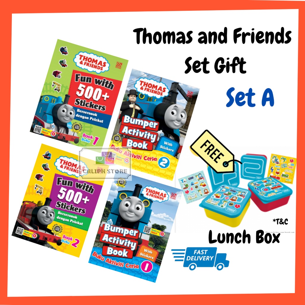 Thomas and Friends Gift Set A | Fun With Sticker and Bumper Activity ...