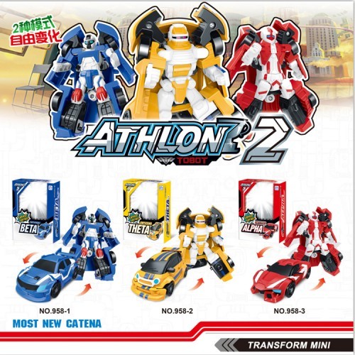 Tobot Athlon Alpha Beta Theta Mini Transforming Robot | Shopee Malaysia