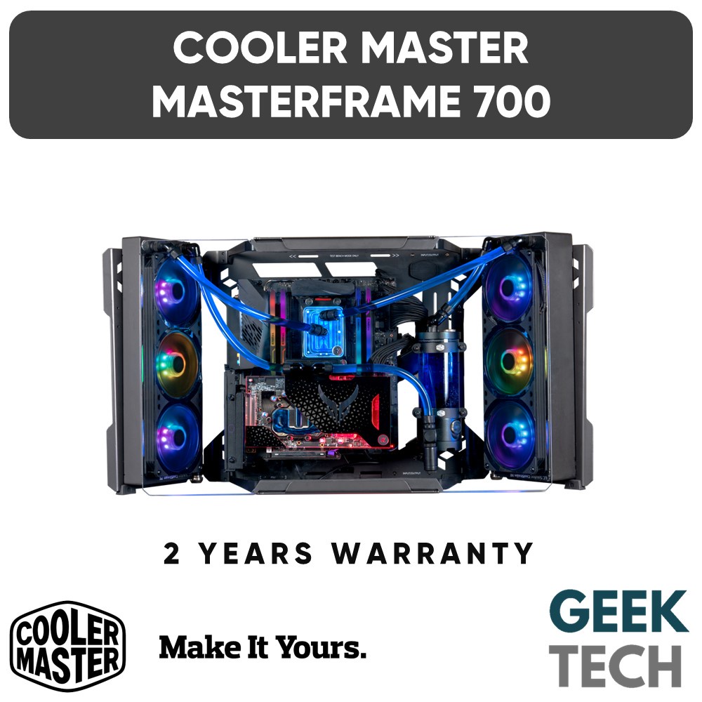 COOLER MASTER MasterFrame 700 - Open Air Design / Test Bench Mode ...
