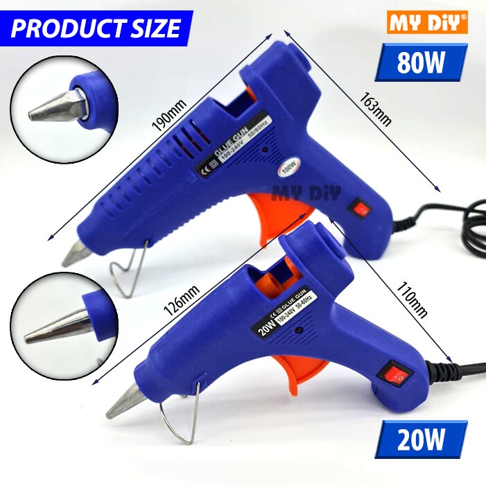 DIY Online4u - Electric Hot Melt Glue Gun 20W 80W Glue Gun Hot Melt ...