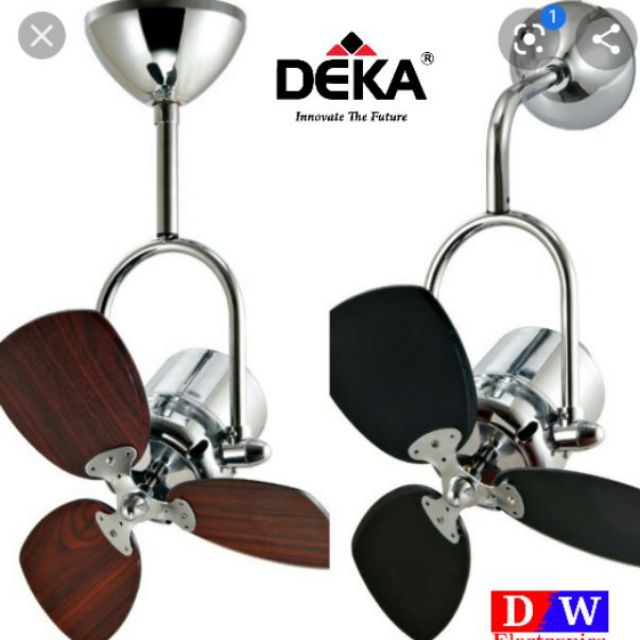 Deka Ceiling Wall Mount Fan M3 | Shelly Lighting