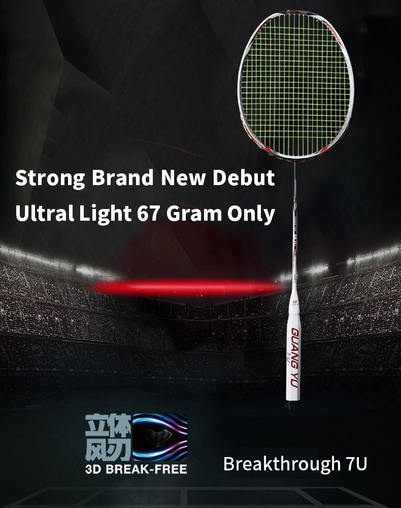 Badminton racket All carbon ultralight Badminton single shot Torsional ...