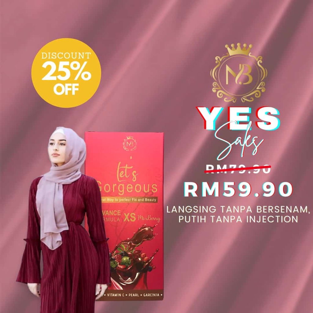 LET'S GORGEOUS JUS KURUS DAN KULIT PUTIH | Shopee Malaysia