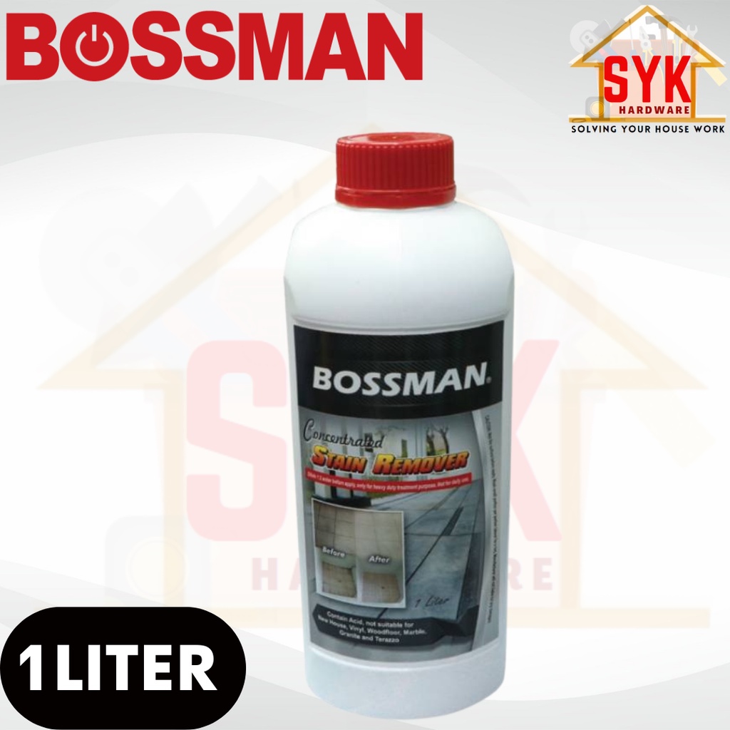 SYK BOSSMAN / PENTENS (1 Liter) Concentrated Stain Remover Cleaning ...