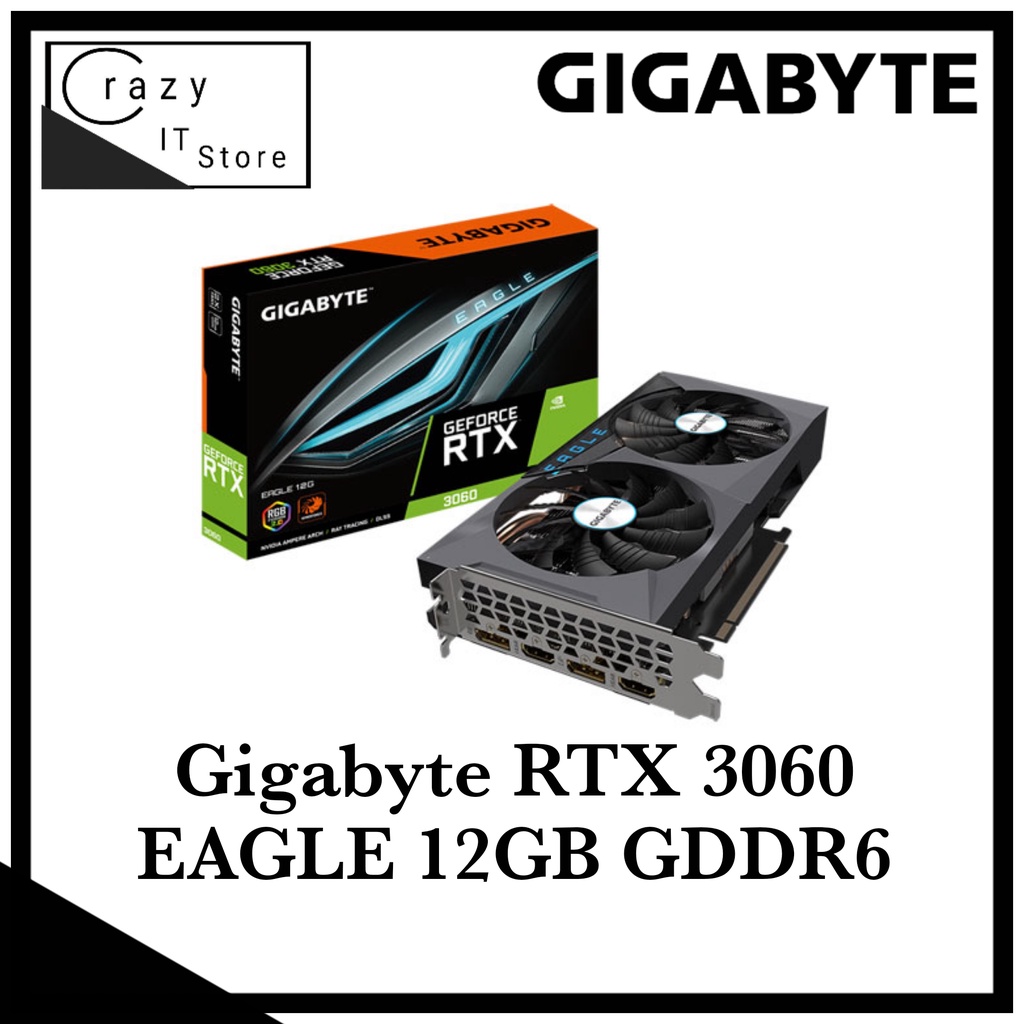 Gigabyte GeForce RTX 3060 Eagle | RTX 3060 Eagle OC 12GB Graphic Card ...