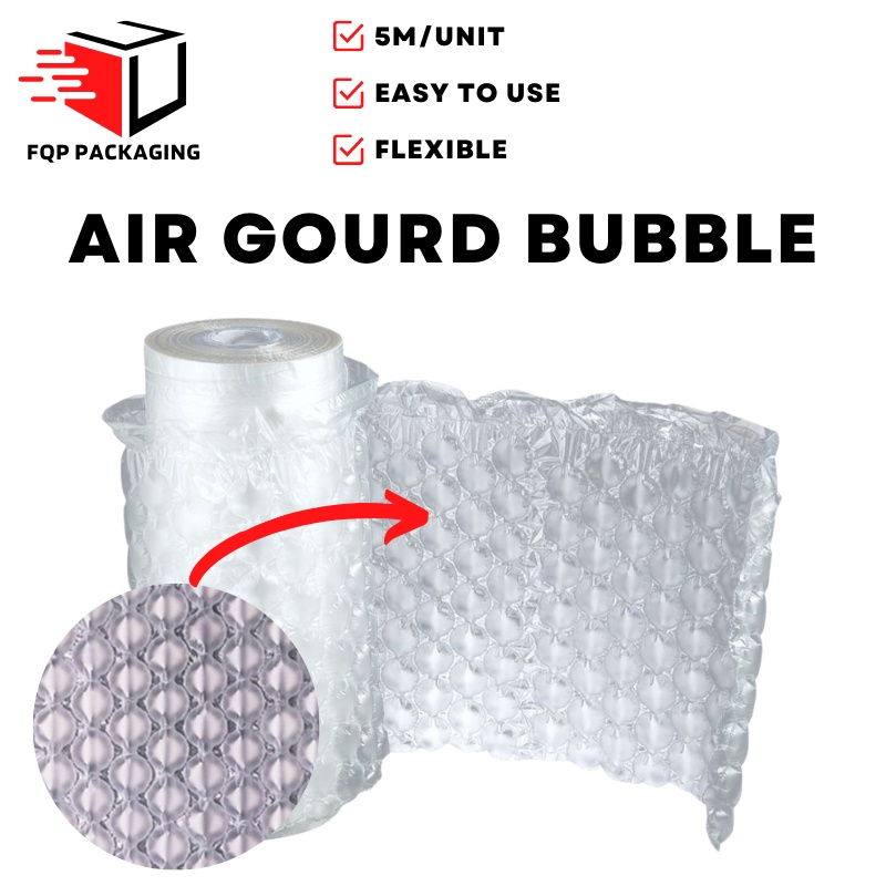 5 meter (20pcs) Air Bubble Wrap Inflatable Air Gourd Film Air Bubble ...