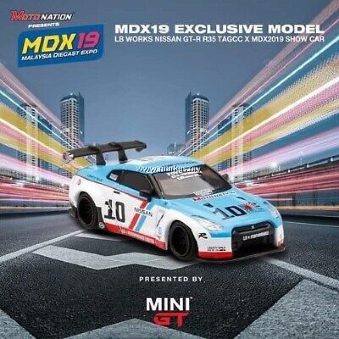 MINI GT 1/64 #66 MALAYSIA EXCLUSIVE LB★WORKS NISSAN GT-R R35 TYPE 1 + 2 ...