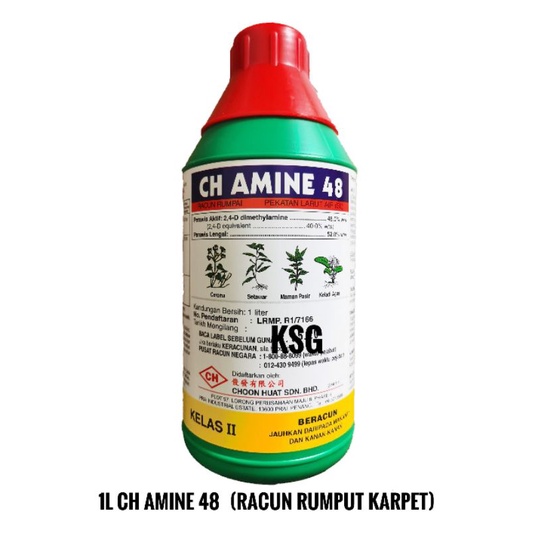 CH AMINE 48 1L (RACUN RUMPUT KARPET / CARPET @ HERBICIDE) | Shopee Malaysia