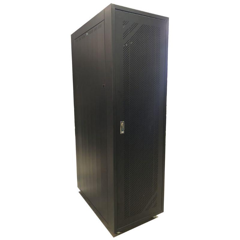 42U Floor Stand Server Rack- GrowV/ TEMPERED GLASS/ PERFORATED/ Heavy ...