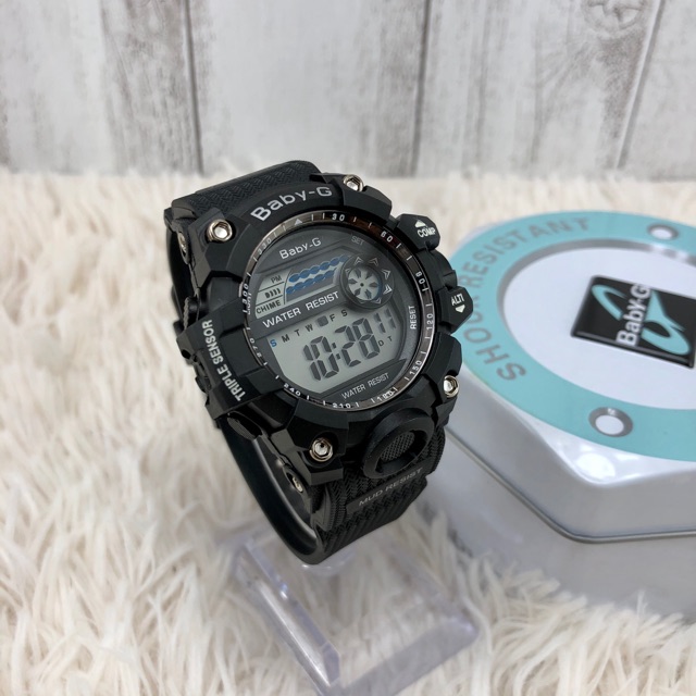 Baby-g All black Series digital time | Shopee Malaysia
