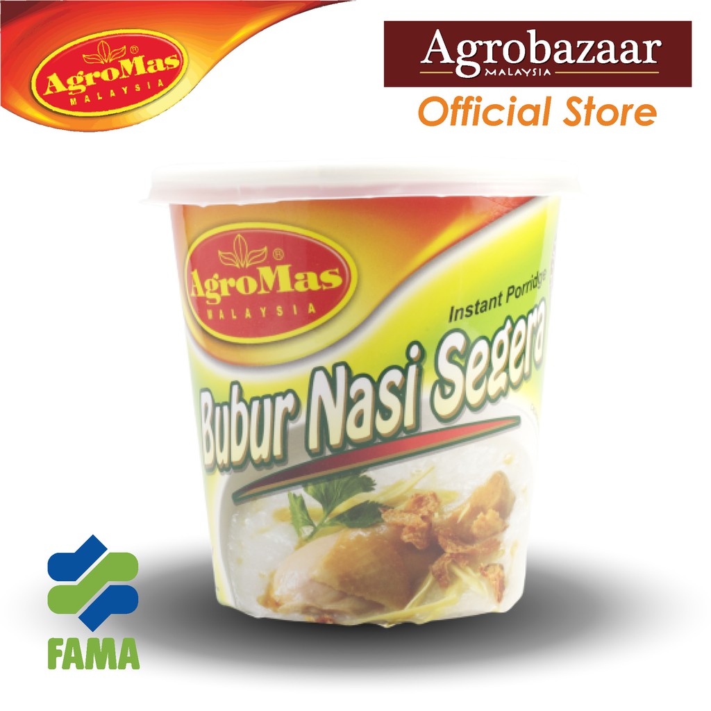Agromas Bubur Nasi Segera Perisa Ayam | Shopee Malaysia