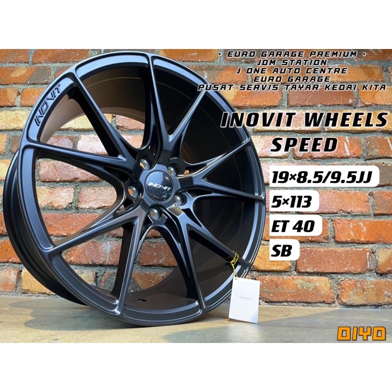 INOVIT SPEED WHEELS 19INC ACCORD CIVIC FC CAMRY ESTIMA LEXUS IS250 ...