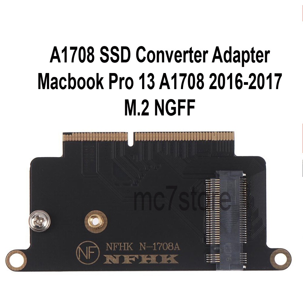 New SSD Converter Adapter for 13 inch A1708 2016-2017 M.2 NGFF | Shopee ...