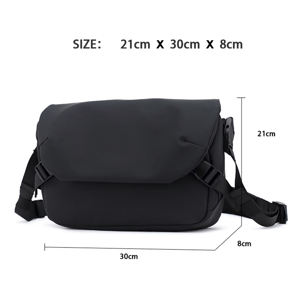 WATERPROOF UNISEX MESSENGER BAG MEN SLING BAG BEG SANDANG LELAKI BEG ...
