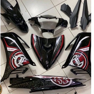 coverset LC v2 V3 v4 Hitam batik merah | Shopee Malaysia