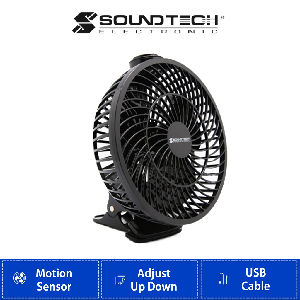 Soundteoh USB Fan CS-204 | Portable Fan | Table Fan | Study Fan | Mini ...