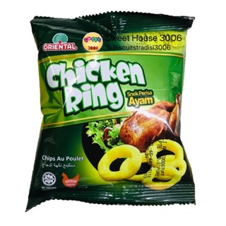 Oriental Chicken Ring 14g x 8pkt Chiken Flavour Childhood Snack Jajan ...