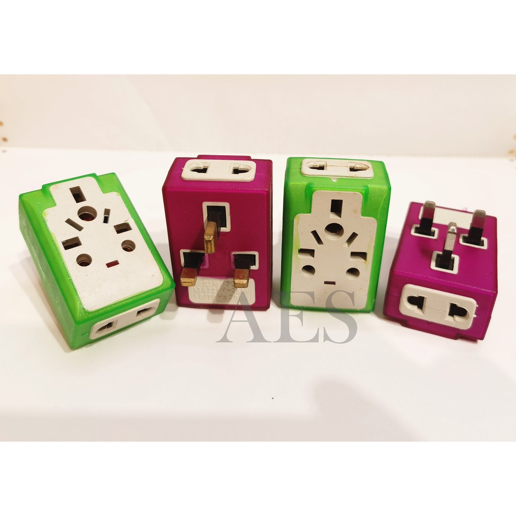 13A 3 Way Multi Socket Adaptor / Heavy Duty 3 Way Multi Socket Adaptor ...