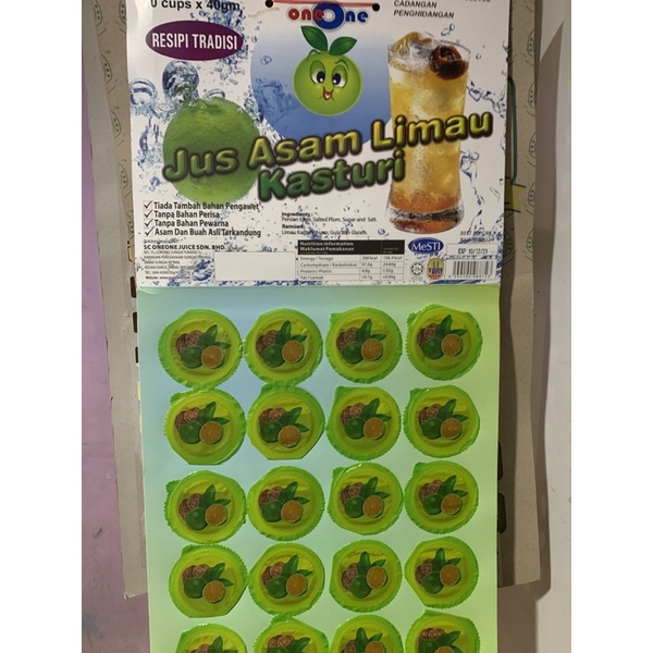 !! READY STOCK !! JUS ASAM LIMAU CASTURI 20 X40G | Shopee Malaysia