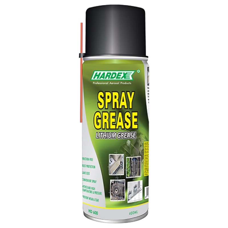 HARDEX SPRAY GREASE - LITHIUM GREASE 400ML (HD600) | Shopee Malaysia
