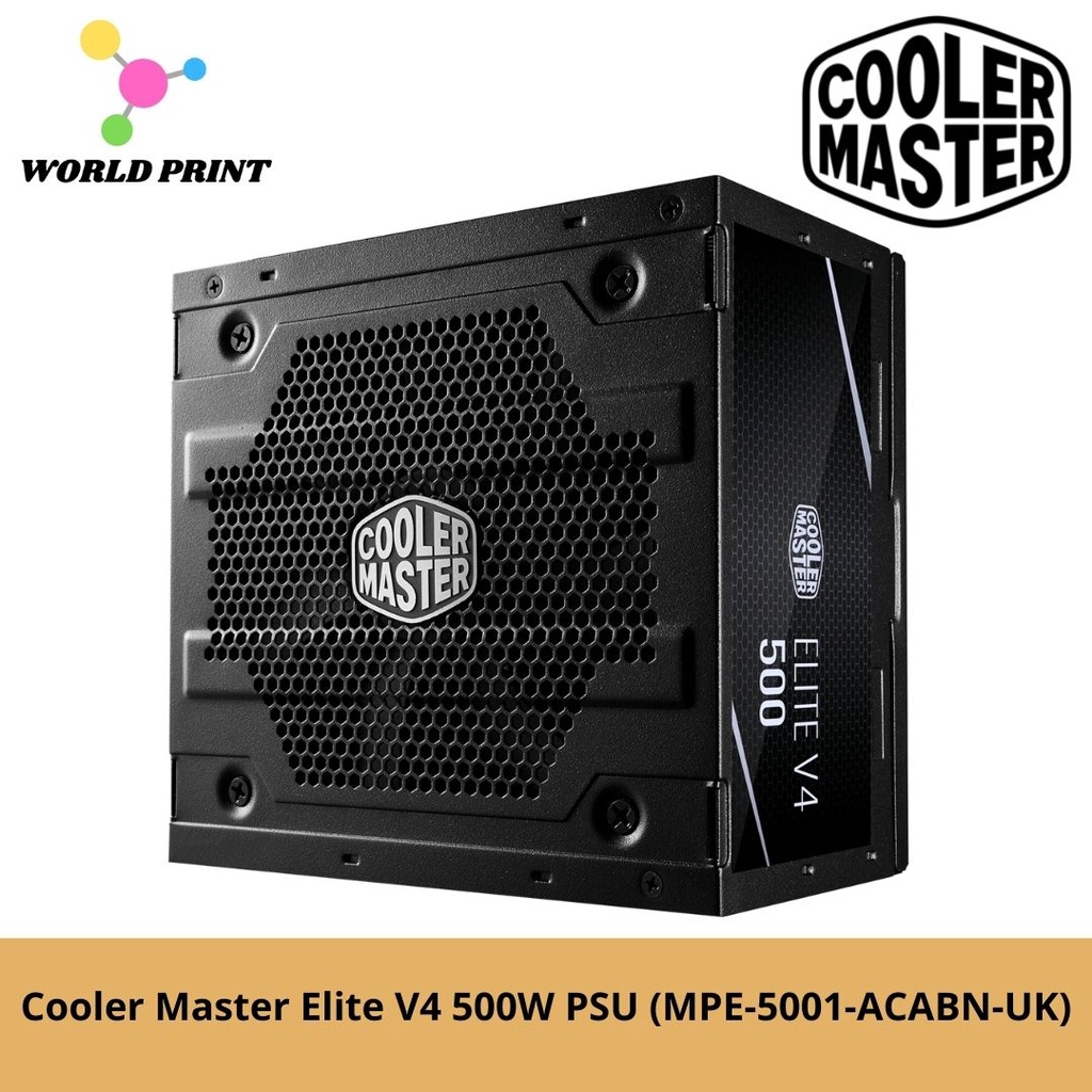 Cooler Master Elite V4 500W PSU (MPE-5001-ACABN-UK) | Shopee Malaysia