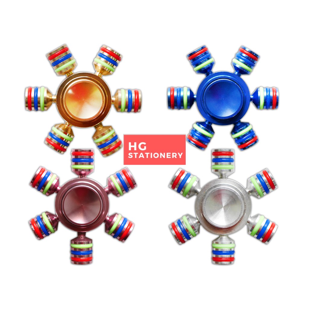 Fidget Spinner / Gryo Spinning Game (C-6P) | Shopee Malaysia