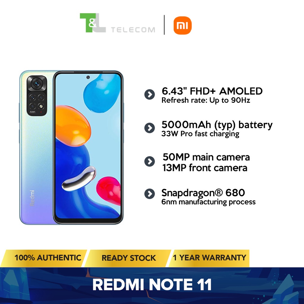 Xiaomi Redmi Note 11 4G Price in Malaysia & Specs - RM759 | TechNave