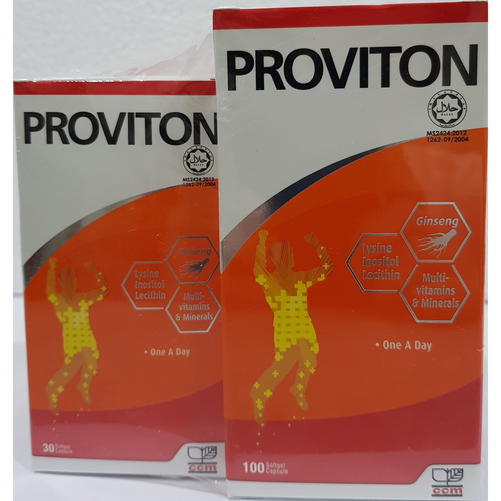 Proviton Multivitamins 100's+30's [EXP: 03/2024] | Shopee Malaysia
