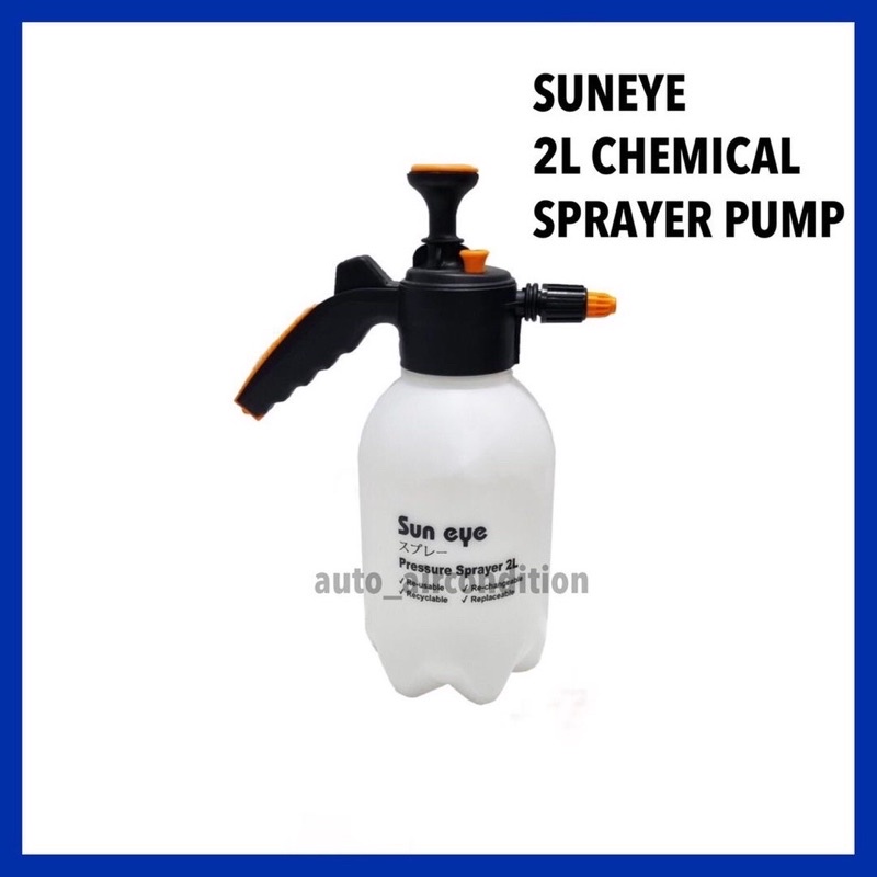 SUN EYE 2.0L Chemical Sprayer Pump Pressure Garden Spray Bottle ...